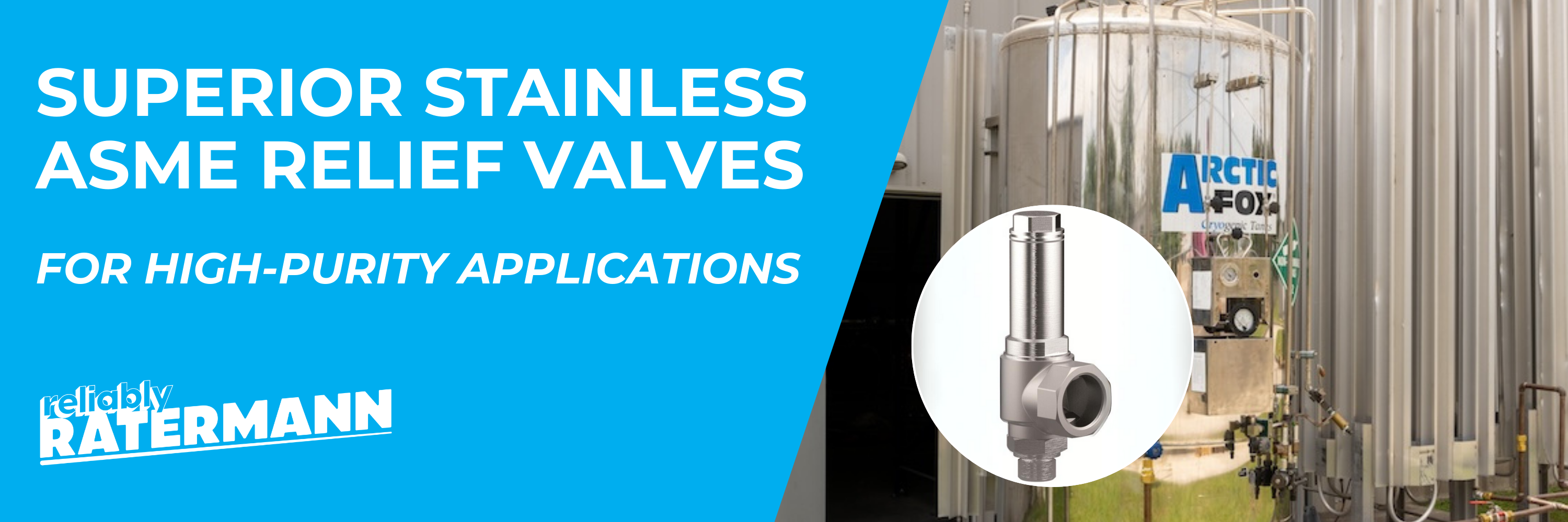 Superior Stainless ASME Relief Valves for High Purity Applications